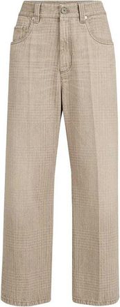 Brunello Cucinelli Straight Leg Jeans - Beige