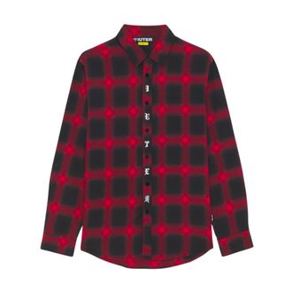 Iuter Iuter, Homme, Chemises, Rouge, Taille: S Fallen Love Checked L/S Shirt
