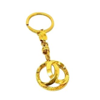 Chanel unisex, Pre-owned, Jaune, Taille: ONE Size Porte-cl&eacute;s Pre-owned