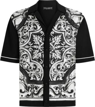 Dolce & Gabbana Homme, Chemises, Noir, Taille: M Hawaii Shirt