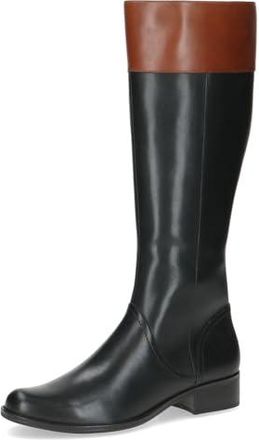 Caprice Femme Damen 9-25511-41 Botte Haute Jusquau Genou, Noir/Comb, 37.5 EU