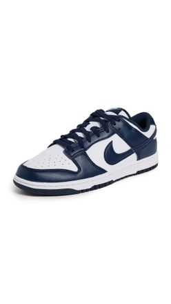 Nike HF5441-107 Dunk Low Retro Herren White/Midnight Navy-White EU 42.5