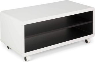 Robas Lund Lowboard Weiß, Innendekor Schwarz