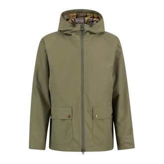Barbour Homme, Vestes, Vert, Taille: M Domus Hooded Waterproof Jacket
