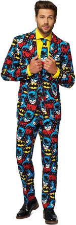 OppoSuits Opposuits Herren - The Dark Knight Licensed Superhero Halloween Costumes For Men Full Suit: Jacket, Pa Herrenanzug, Mehrfarbig, 48