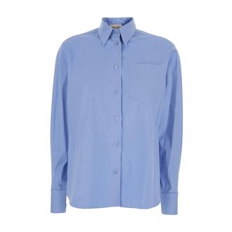 Semicouture Pocket Shirt - - Blouses & Shirts - Damen - Blau - M