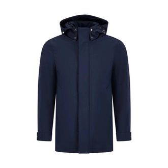 Woolrich Barrow Mac Softshell Coat - - Coats - Herren - Blau - XL