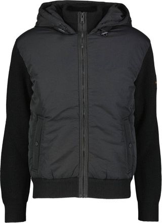 BOSS Herren Kapuzenjacke Materialmix KIACCIO