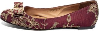 Ferragamo Ballerinas mit Schleifendetail - Rot