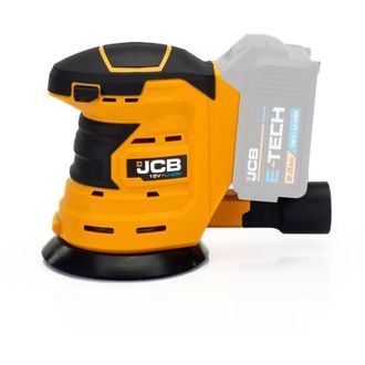 JCB Akku Exzenterschleifer 18V 125 mm Sologer&auml;t ohne Akku & Ladeger&auml;t