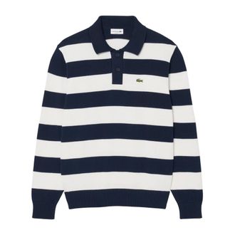 Lacoste Klassischer Baumwoll-Polo-Pullover mit Streifen - - Tops - Herren - Mehrfarbig - XL