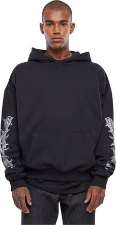 Mister Tee Unisex MT2871-God Loyalty Love Ultra Heavy Oversize Hoodie Hooded Sweatshirt, Black, 4XL