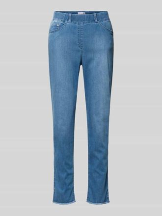 Raphaela by Brax Skinny Fit Jeans aus Baumwoll-Mix Modell LAVINA FRINGE