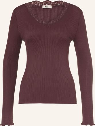 Rosemunde Longsleeve Balta Mit Spitze rot
