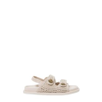 Twinset Femme, Chaussures, Beige, Taille: 38 EU Sandale Crochet