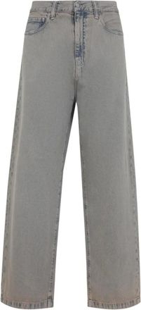 Carhartt Work in Progress Homme, Jeans, Gris, Taille: W30 Wide Leg Denim Pants