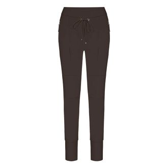 Raffaello Rossi Sportliche Jogger Hose mit High-Tech Features - - Trousers - Damen - Braun - 3XL