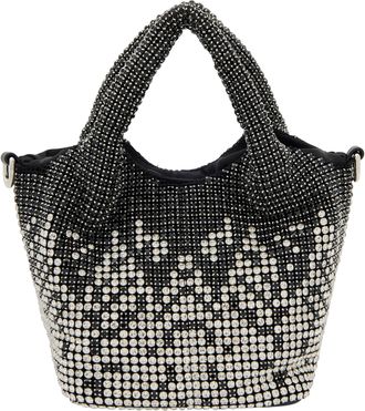 Mymo Handtasche Handtasche Frauen Schwarz Silber