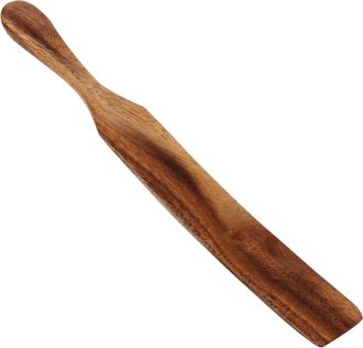 Amosfun Holzspatel Langer Griff 11 Zoll K&uuml;chenhelfer F&uuml;r Sauerteig Teigspachtel Und Crepes Wender Aus Holz Zum Kochen R&uuml;hren Und Servieren