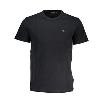 Napapijri Stilvolles Crew Neck Tee - - Tops - Herren - Schwarzk - L