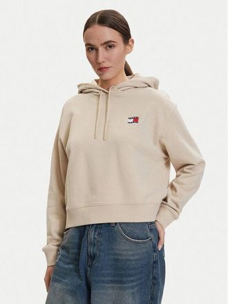 Tommy Jeans Sweatshirt DW0DW22357 Hellbeige Regular Fit