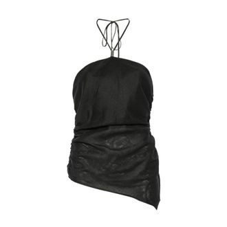 Semicouture Femme, Tops, Noir, Taille: 40 FR Haut dos nu
