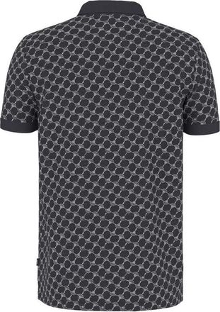 Joop Poloshirt Paigam mit Cornflower-Allover-Print