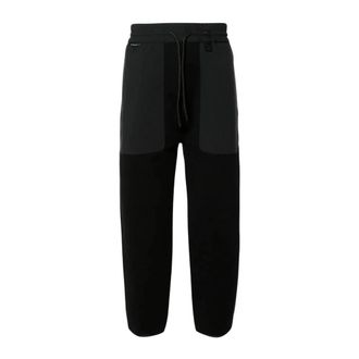 Moncler Tricot Baumwoll-Jogginghose - - Trousers - Herren - Schwarzk - M