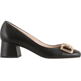 H&ouml;gl Eleganter schwarzer Damenpumps mit Metallschnalle - - Shoes - Damen - Schwarzk - 37 1/2 EU