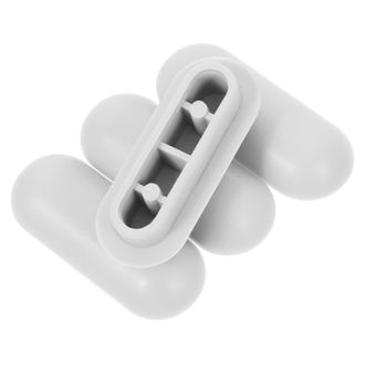 Angoily Toilettensitzpuffer Kunststoff Ger&auml;uschd&auml;mpfend rutschfest Wc Deckelpuffer Ersatz F&uuml;r Bidet Und Wc 4 St&uuml;ck