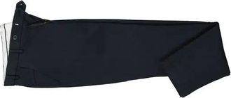 Hiltl Herren Hose blau Baumwoll-Stretch Slim Fit