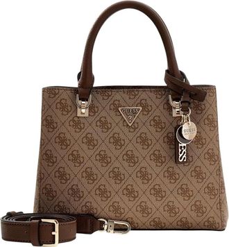 Guess Femme, Sacs, Brun, Taille: ONE Size Noelle II Small Multi Compartment Satchel