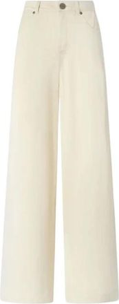 Pinko Pinko - Porta Pantalon Large - Femme - Pantalons - Beige - Taille: 38 FR
