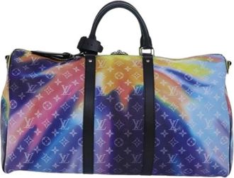 Louis Vuitton unisex, Pre-owned, Multicolore, Taille: ONE Size Pre-owned Keepall bandouliere bag