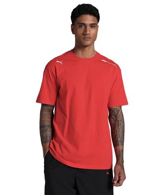 Puma Herren F1 ESS Graphic Tee-Relaxed T-Shirt, Pop-Rot, XL