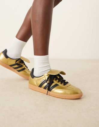 adidas Originals Samba LT - Baskets - Doré métallisé et noir