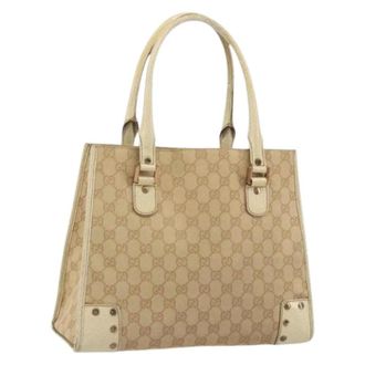 Gucci Pre-owned GG Canvas Tote Bag - - Pre-owned - Damen - Beige - ONE SIZE