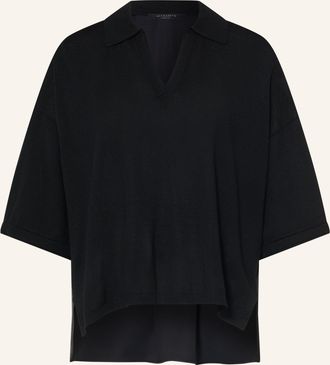AllSaints Allsaints Strickshirt Bern Im Materialmix schwarz