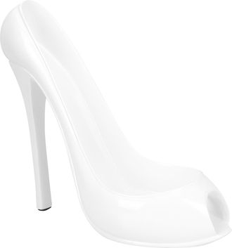 Happyyami High Heel Weinregal aus Harz Dekorativer Flaschenhalter f&uuml;r Wohnzimmer Tisch Dekoration Langlebiges Harzhandwerk Weinflaschenaufbewahrung
