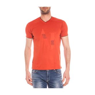 Armani Jeans T-Shirt - - Tops - Herren - Orange - 2XL
