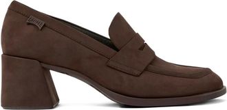 Camper Kora Penny-Pumps mit Blockabsatz 65mm - Braun