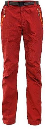 Generic Pantalon de randonnée long pour femme - Pantalon de survêtement imperméable pour femme - Pantalon de randonnée résistant - Taille haute - Confortable 