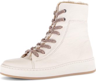 Gabor Damen Chelsea Boots, Frauen Stiefeletten,Easy-Walking,elegant,einlege-Sohle,geschlossen,Holly-Jolly,Oliv,Creme/Rabbit (Mic),40 EU / 6.5 UK