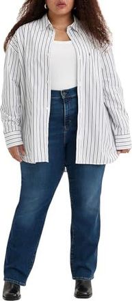 Levi's Plus Size 724 High Rise Straight Jeans Femme Blue Wave Dark Plus 14 M