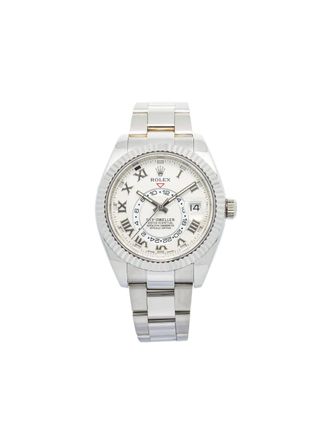 Rolex montre Sky-Dweller 42 mm - Blanc