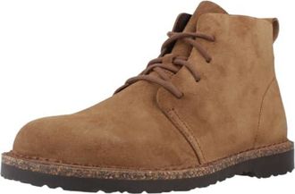 Birkenstock Bottines &agrave; lacets en cuir pour femme BIRKENSTOCK UPPSALA MID 1030221 marron fonc&eacute; 39