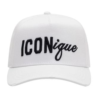 Dsquared2 Homme, Accessoires, Blanc, Taille: ONE Size Casquette de baseball