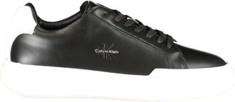 Calvin Klein Schwarze Leder Herren Sneaker