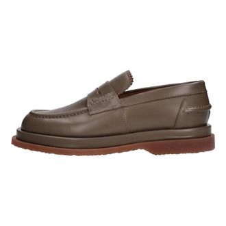 Buttero Leder Mokassins - - Shoes - Damen - Gr&uuml;n - 40 1/2 EU