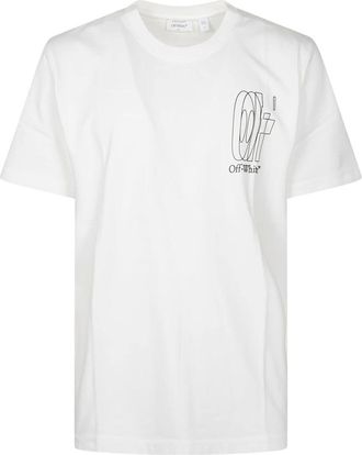 Off-white Homme, Tops, Blanc, Taille: L Big Double Arrow Slim T-shirt